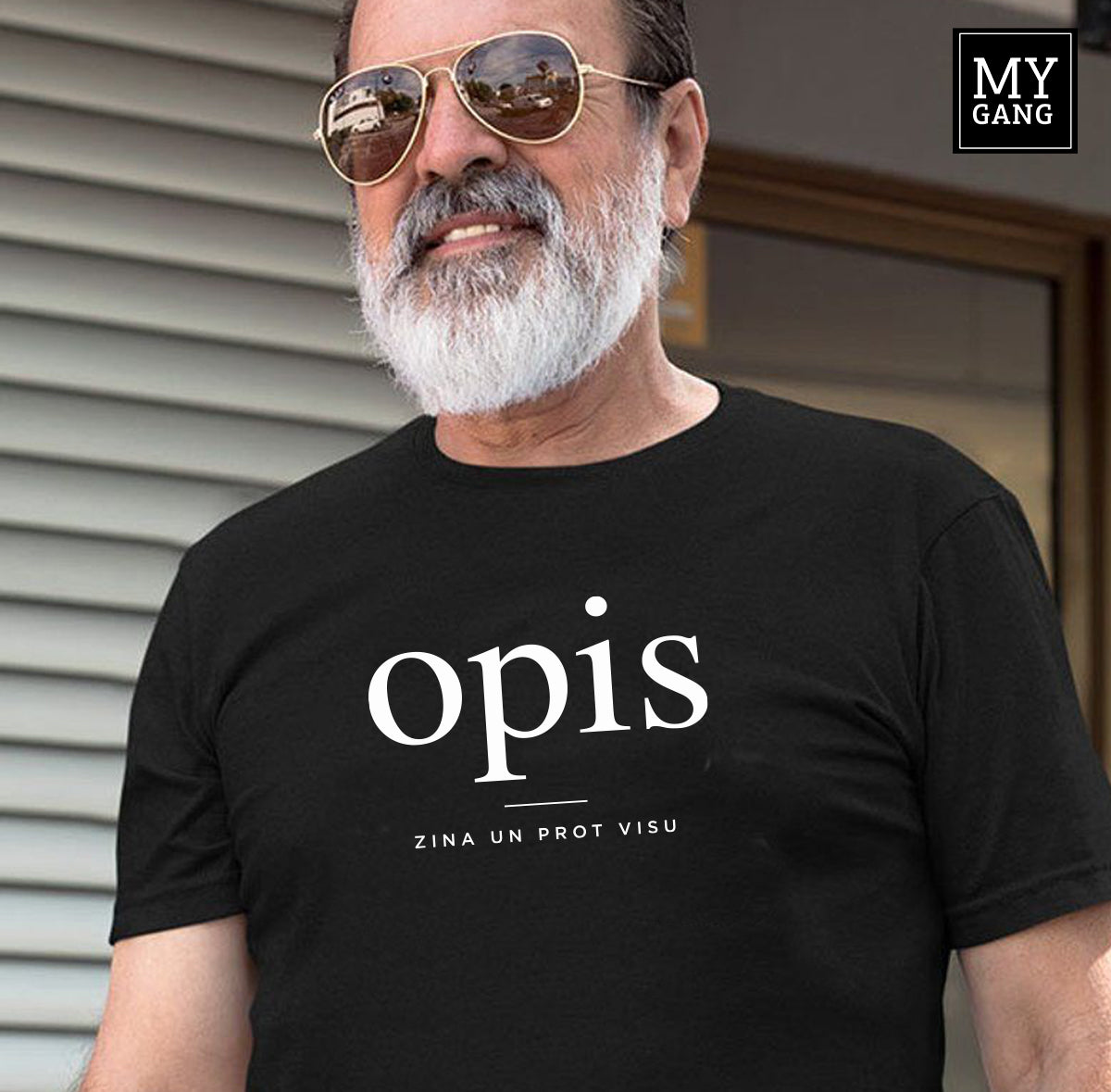 T-Krekls OPIS. ZINA UN PROT VISU – MyGang